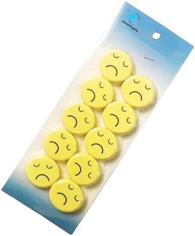 Amazon.com: Magnetic Emoji Face Magnets for Fridge, Office Whiteboard ...