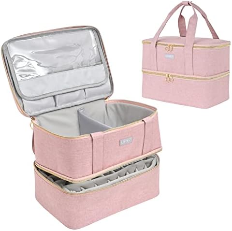 Amazon.com : VOFIpremiAm Nail Polish Organizer Case Fits Nail Lamp and ...