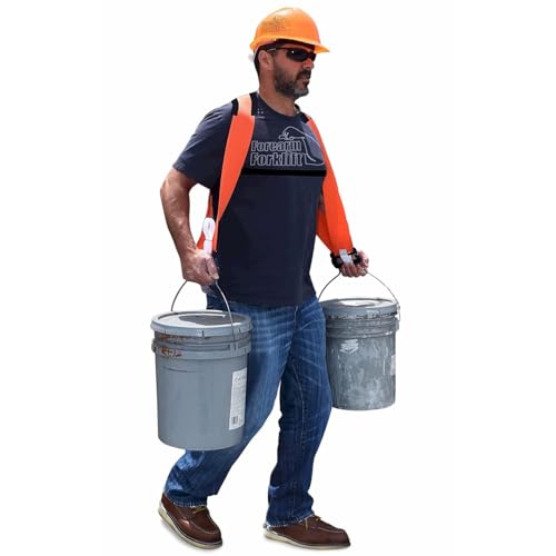 Forearm Forklift Bucket Buddy Harness Bucket Carrying System - Want It All