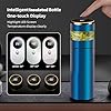 Amazon.com: Portable Insulated Coffee & Tea Bottle – 15oz Stainless Steel Travel Mug with LED ...