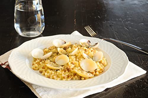 Sanniti Organic Toasted Fregola Sarda FIne Semolina Pasta Fregula ...