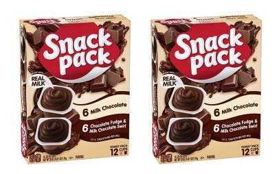 Brandclub - Snack Pack Chocolate Fudge & Milk Chocolate Swirl Pudding ...