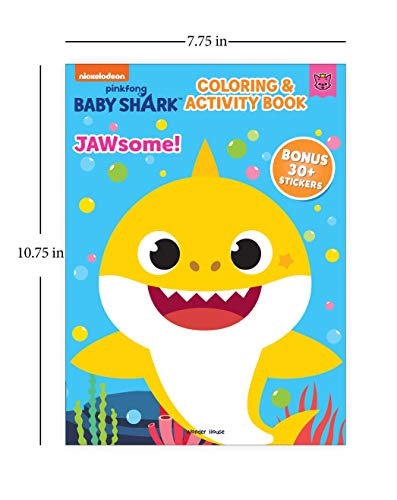 Pinkfong Baby Shark - Jawsome : Fun Coloring and Activity Book - Price ...