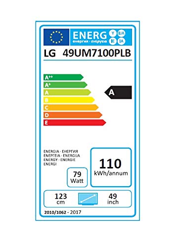 LG 49UM7100PLB 49-Inch UHD 4K HDR Smart LED TV with Freeview Play ...