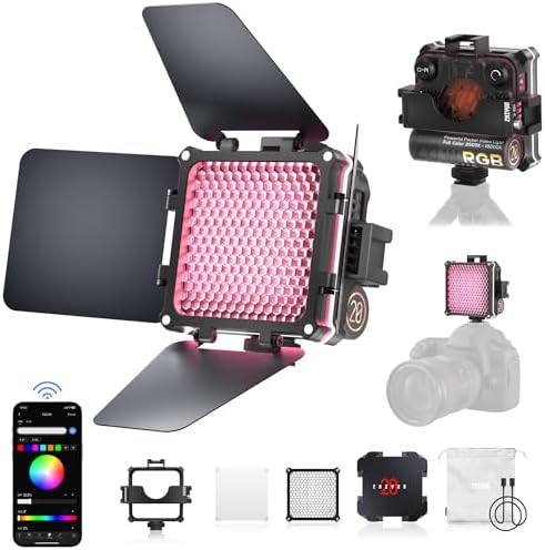 ZHIYUN FIVERAY M20C [Official] 20W RGB Video Light, 4500mAh ...