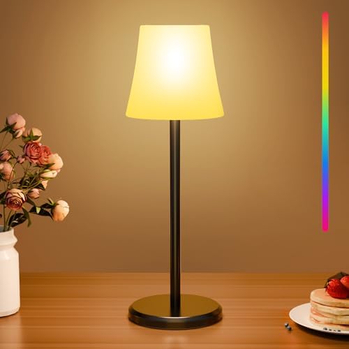 Crystal Table Lamp, Dimmable 3 Colors LED Romantic Diamond Crystal Lamp ...