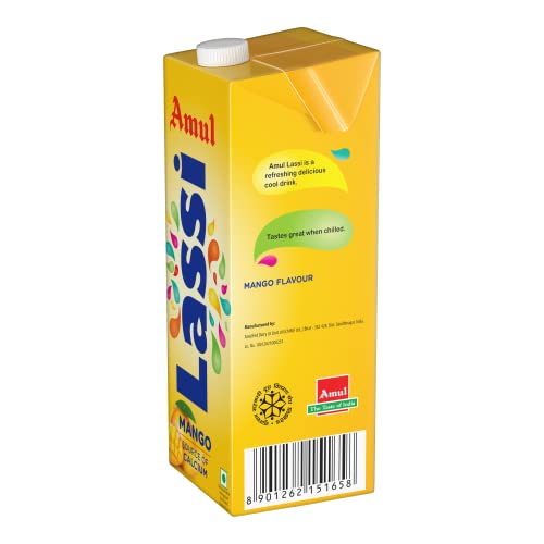 Amul Mango Lassi, 1L Tetra Pack - Price History