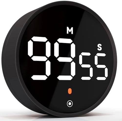 Amazon.com: Eshome Digital Kitchen Timers, Magnetic Visual Timer Large ...