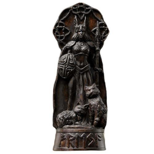 Amazon.com: Freya Statue, Norse Pagan Decor, Goddess Statue Altar,Freya ...