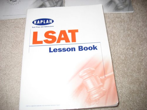 LSAT Lesson Book KAPLAN Test Prep & Admissions with 6 Test Booklets (In ...