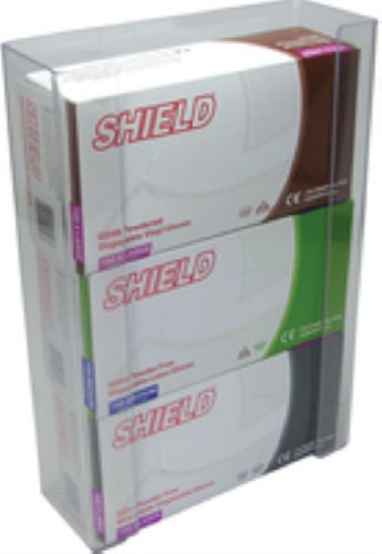 Shield Triple Box Glove Holder Dispenser - pack of 2 : Amazon.co.uk ...