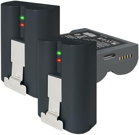 Amazon.com: Bsioff 2 Pack 6040mAh Replacement Battery for Ring-Doorbell ...