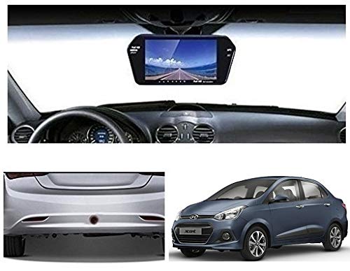 After Cars hyundaiii Xcent 7Inch Full HD Bluetooth Back Mirror Monitor ...