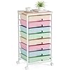 Amazon.com: Rolling Storage Cart, Rainbow Cart with 8 Drawers and ...