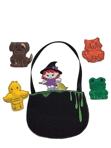 Amazon.com: Room on Broom Witch and Friends Finger Puppets with ...