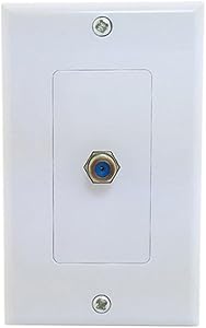 Amazon.com: F Type TV Television Coax Signal Port Wall Socket Panel ...