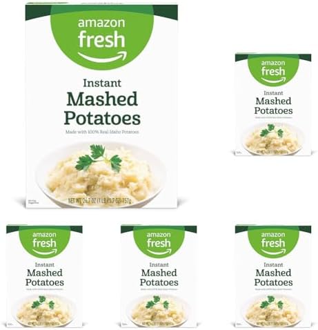 Amazon.com : Amazon Fresh, Mashed Potatoes, 26.7 Oz (Pack of 5 ...