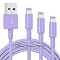 Amazon.com: 3 Pack Apple MFi Certified Charger Cable 6ft, Lightning to ...