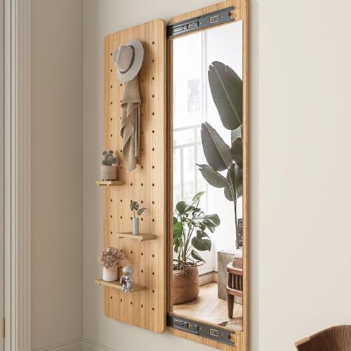 Amazon.com: Hide Wall Mounted Mirror,47“x15” Full Length Mirror with ...