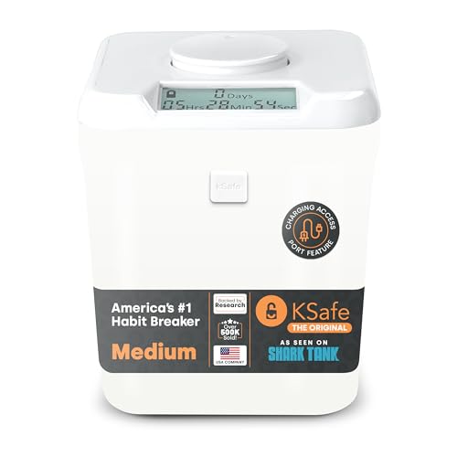 Kitchen Safe Time Locking Container (Medium), Timed Lock Box for Cell ...