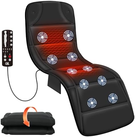 Amazon.com: CILI Massage Mat Full Body,Massager Chair Pad,10 Vibration ...