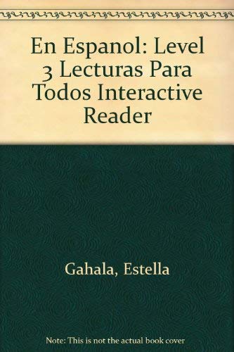 Amazon.com: En Espanol: Level 3 Lecturas Para Todos Interactive Reader ...