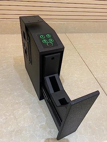 Snapklik.com : Biometric Slider Handgun Gun Safe For Nightstand, Desk ...