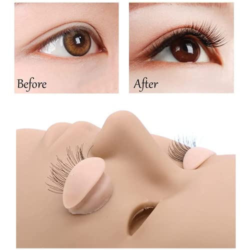 JLEivvi 3 Pairs Replacement Eyelids Realistic Removable Eyelids for ...