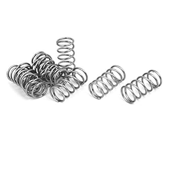uxcell Compression Spring,304 Stainless Steel,10mm OD,1mm Wire Size ...