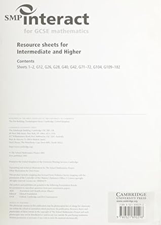 Amazon.com: SMP Interact for GCSE Mathematics Resource Sheets for ...