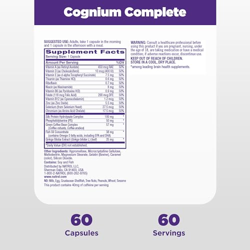 Snapklik.com : Natrol Cognium Complete