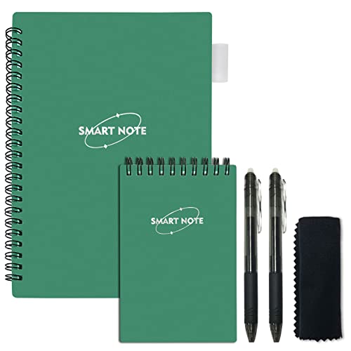 Juego de cuadernos reutilizables inteligentes, cuadernos organiza