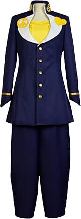 Amazon.com: Gooyeh Higashikata Josuke Cosplay Uniform Halloween Mens ...