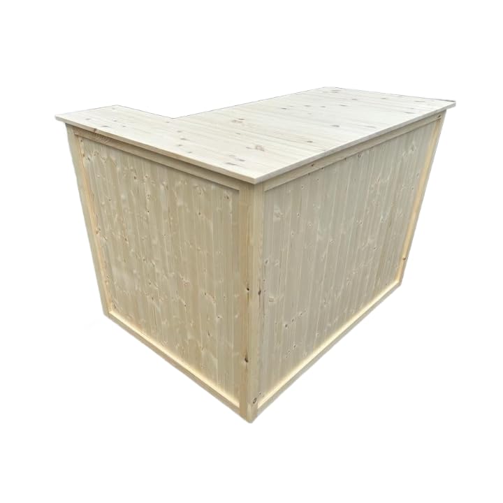 L Shaped Bar 4ft Man Cave L Shaped Wooden Bar – Mancavesuperstore