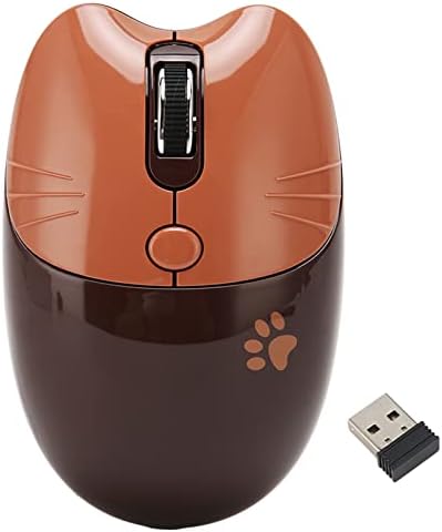 Amazon.com: Cute Cat Wireless Mouse, Adjustable DPI Portable Mobile ...