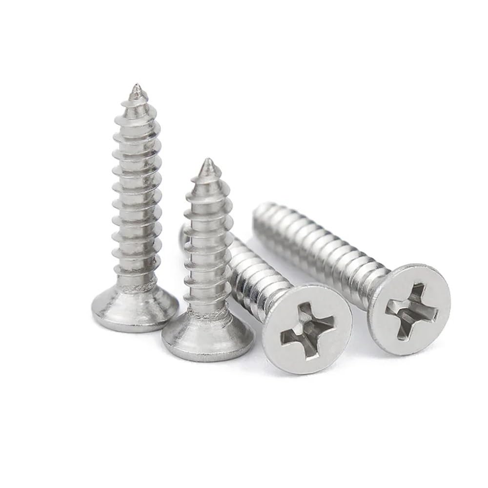 M1 Screw 304 Stainless Steel Small Machine Screws - Countersunk Flat ...