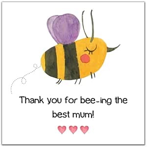 Mothers Birthday Card Thank You Miss You Congratulations- beeing the ...