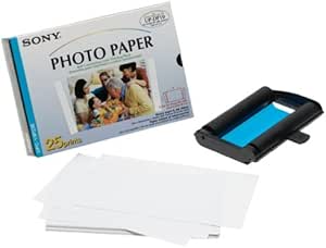 Sony Papel fotográfico y papel cartucho de color 100 x 150 mm 25bl ...