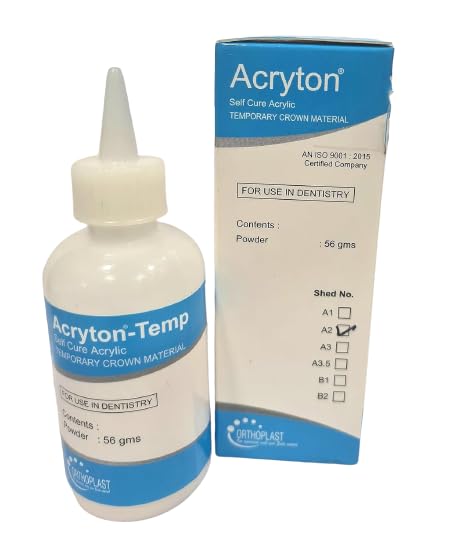 Dental Orthoplast Self Cure Acrylic Temporary Crown Material Powder ...