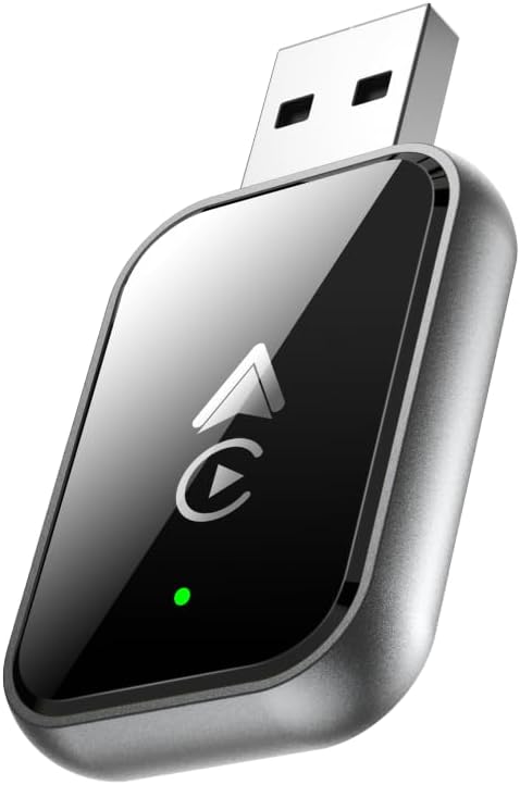 Teeran Wireless Carplay & Android Auto Adapter, 2 in 1 Convert Wired to ...