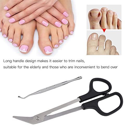 Long Reach Toenail Scissors, Long Handle Toenail Clippers with Nail ...