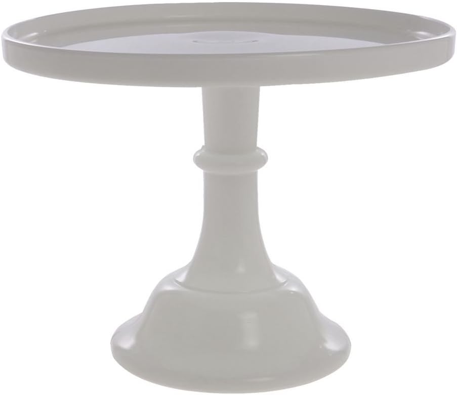 Amazon.com | Mosser Glass 10" Milk Glass Cake Plate/stand: Cake Stands