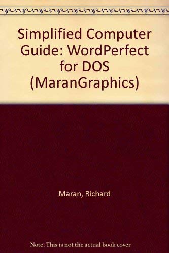 Amazon.com: WordPerfect 5.1 for DOS: 9780130000514: Maran, Richard ...