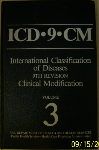 ICD 9 CM International Classification of Diseases 9th Rev Clinical ...