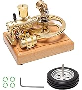 Amazon.com: XMBRICDIYY Five-Cylinder Radial Engine Kits That Runs, 1:6 ...