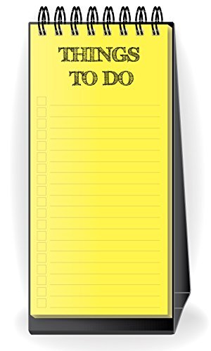 Things To Do List Clipart