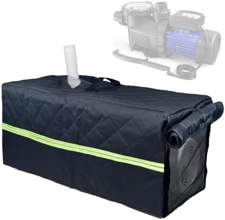 Amazon.com : RunNico 2 Pack Pool Pump Covers for Outside Units - ABS ...