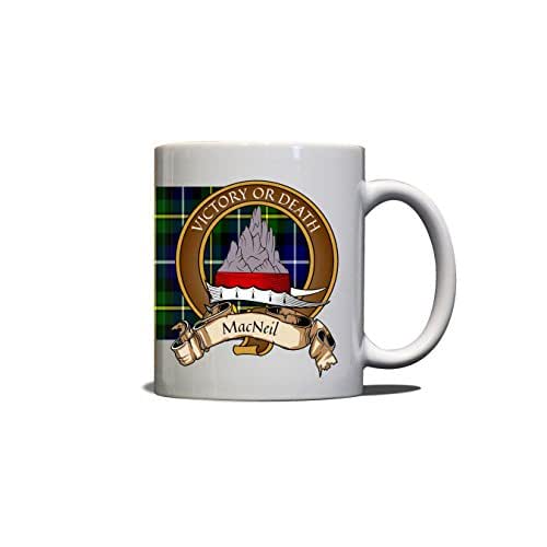 Amazon.com: MacNeil Scottish Clan Crest Motto Tartan Mug : Home & Kitchen
