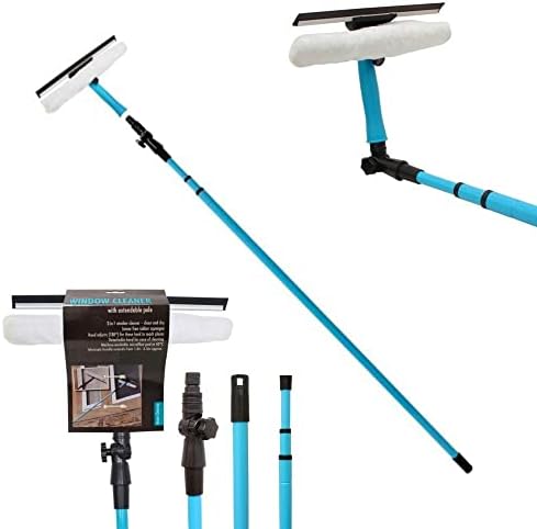 Multi-Purpose 3.5M Telescopic Window Cleaner Kit Conservatory Equipment ...
