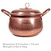 Amazon.com: LD HuYY Handcrafted Hammered Copper Cookware Set - Ideal ...